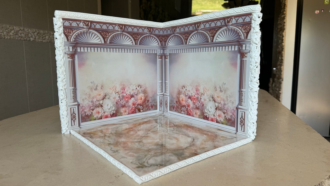 Wooden Room Box for Doll 1:12 Scale Ready as a Gift,dollhouse Miniature ...