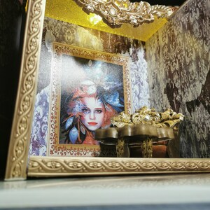 Miniature Doll Room Box Ready as a Gift.roombox Diorama.handmade Rest ...