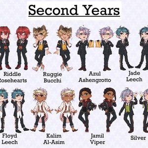 TWST First Year and Second Year Acrylic Epoxy Keychain Charms - Etsy