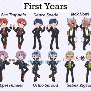 TWST First Year and Second Year Acrylic Epoxy Keychain Charms - Etsy