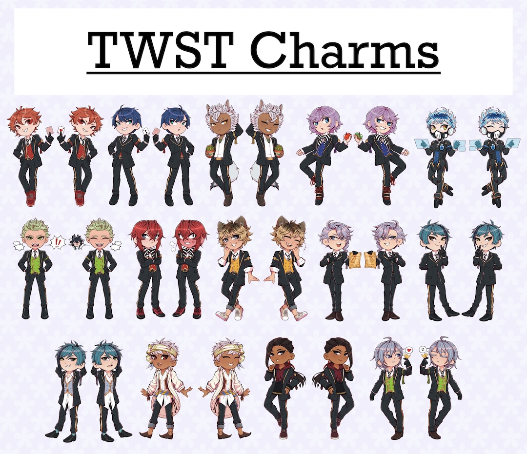 TWST First Year and Second Year Acrylic Epoxy Keychain Charms - Etsy