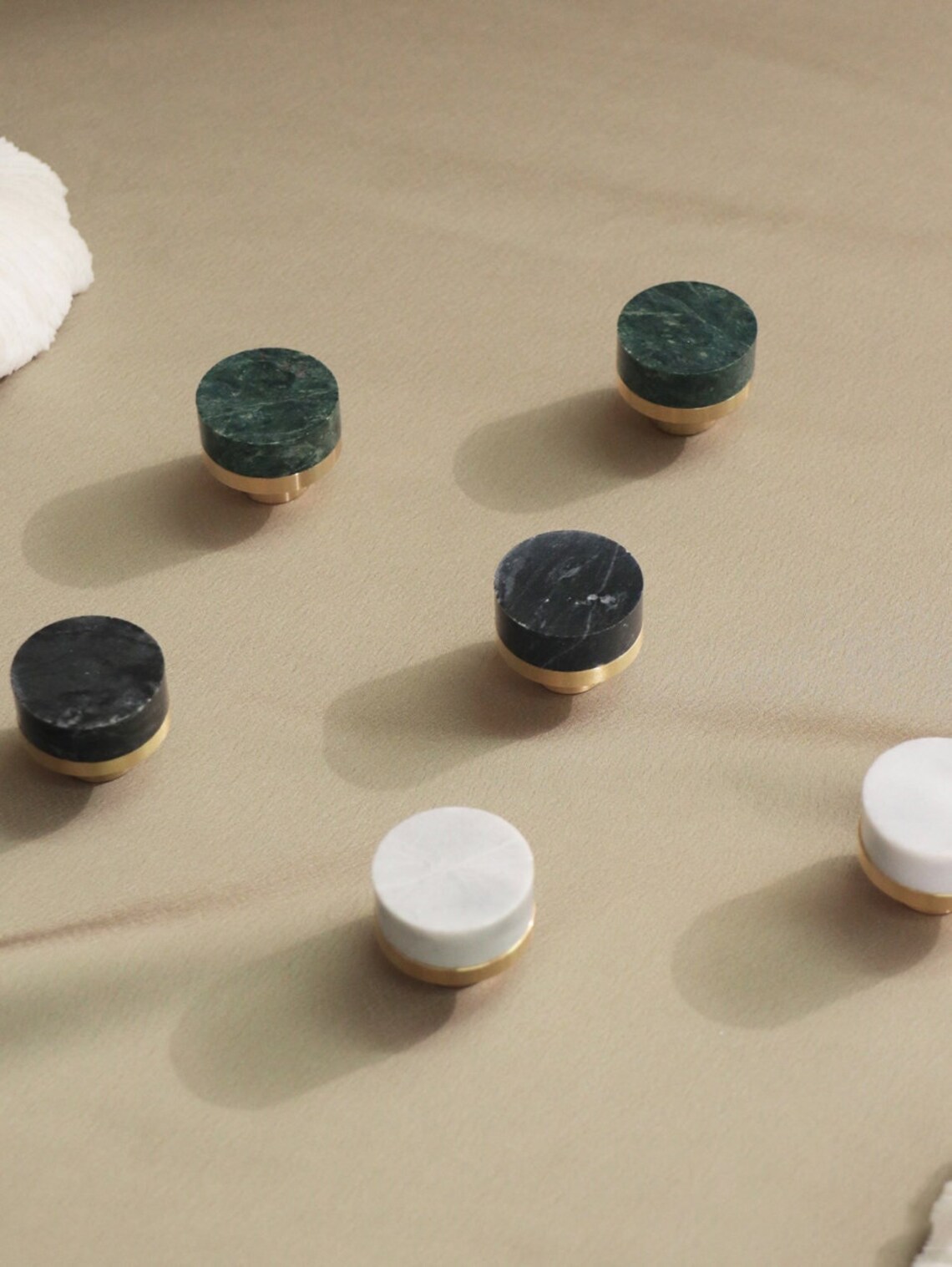 Luxury Marble Brass Drawer Knob Marble Handle DIY Furniture - Etsy