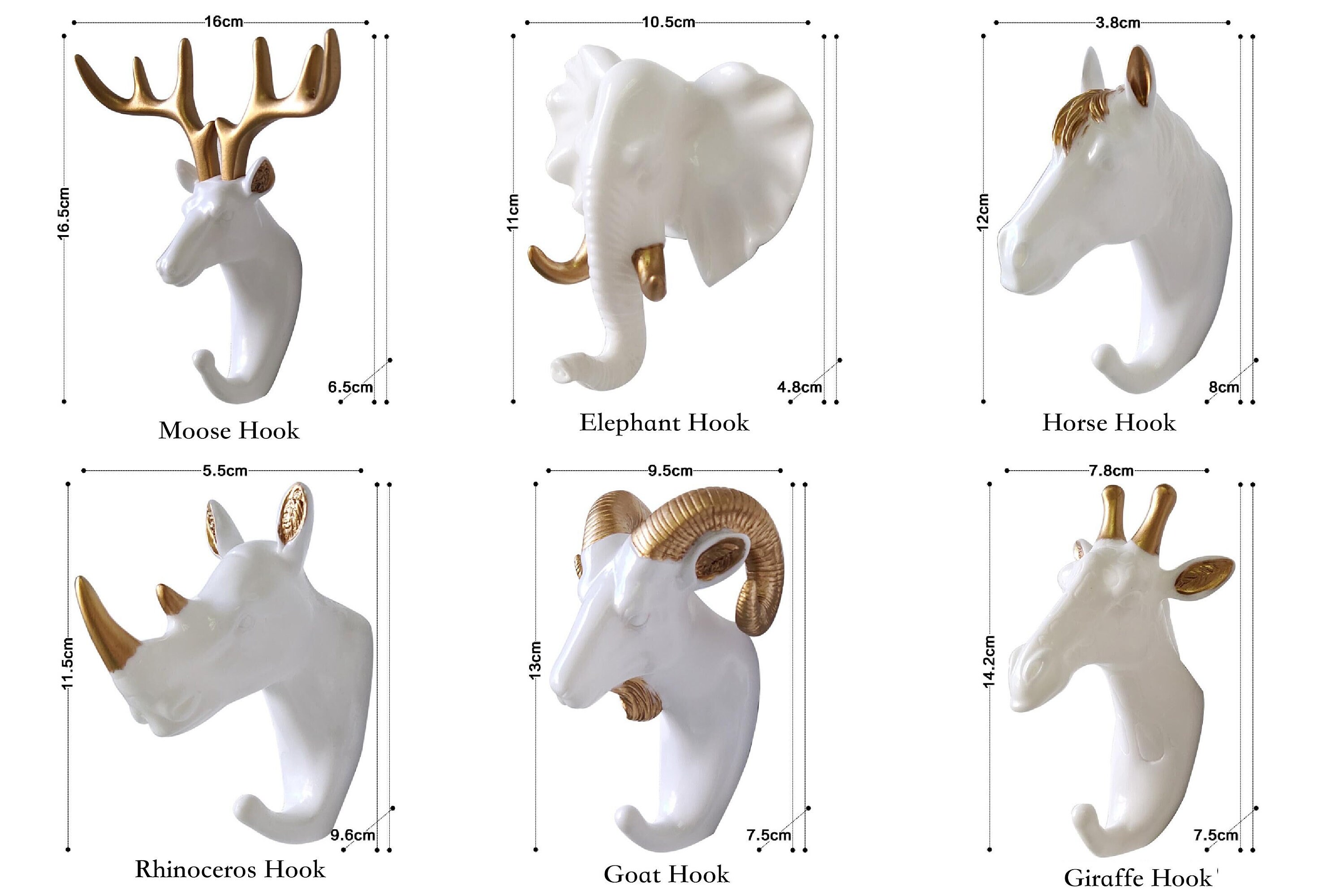 Art Deco Animal Wall Hook Modern Room Wall Hanger Racks - Etsy