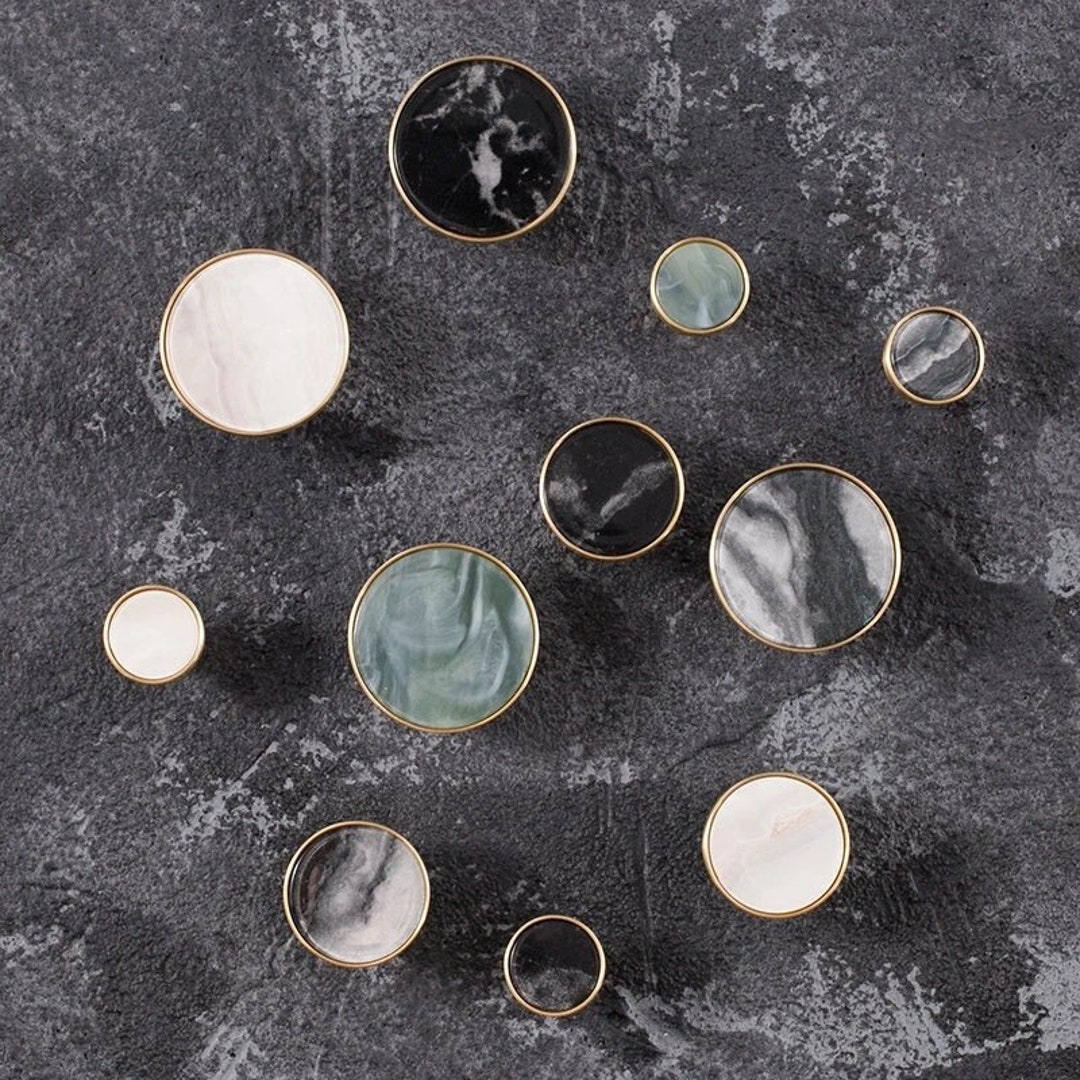 Flat Round Knob Pull Handle,drawer Furniture Hardware Cabinet Knobs ...