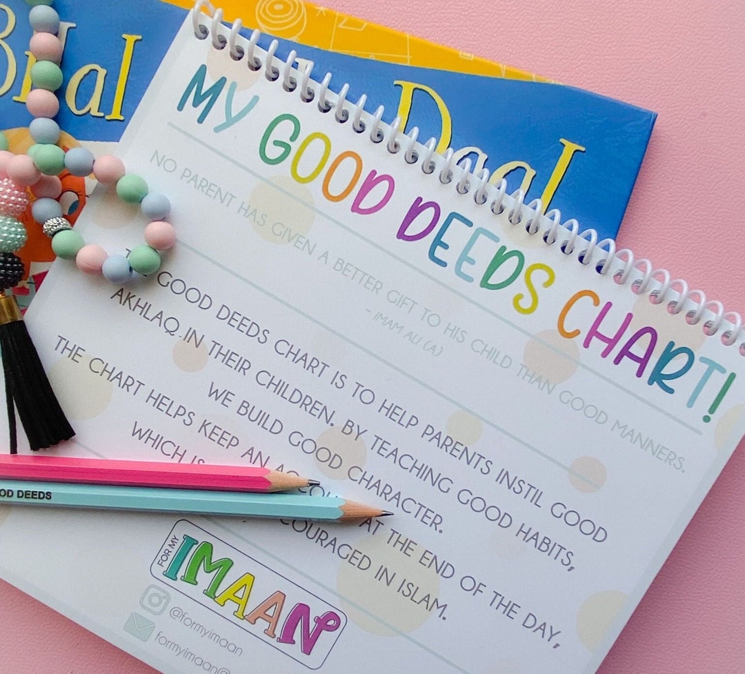 My Good Deeds Chart - Etsy
