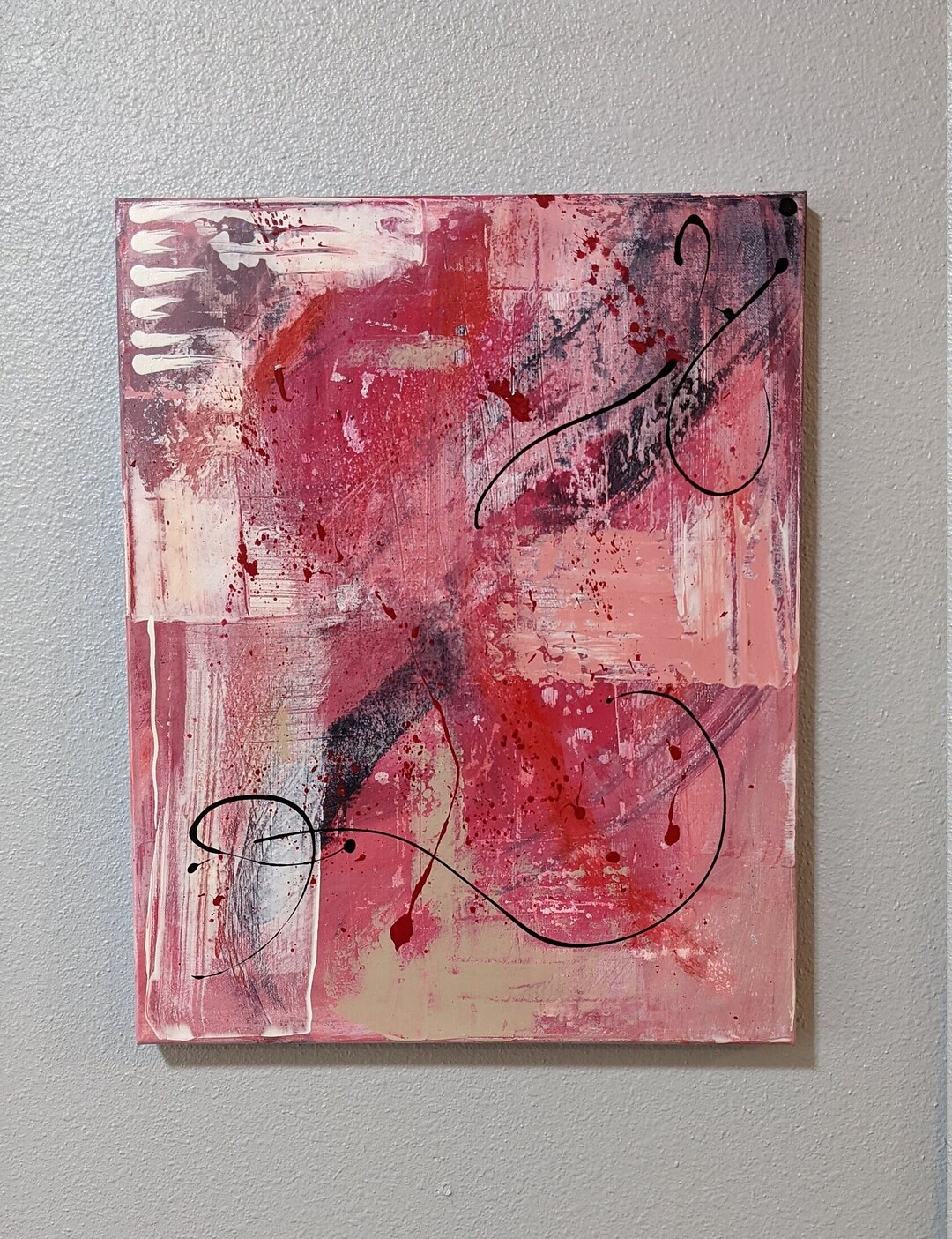 Broken Heart - Abstract Painting - Etsy