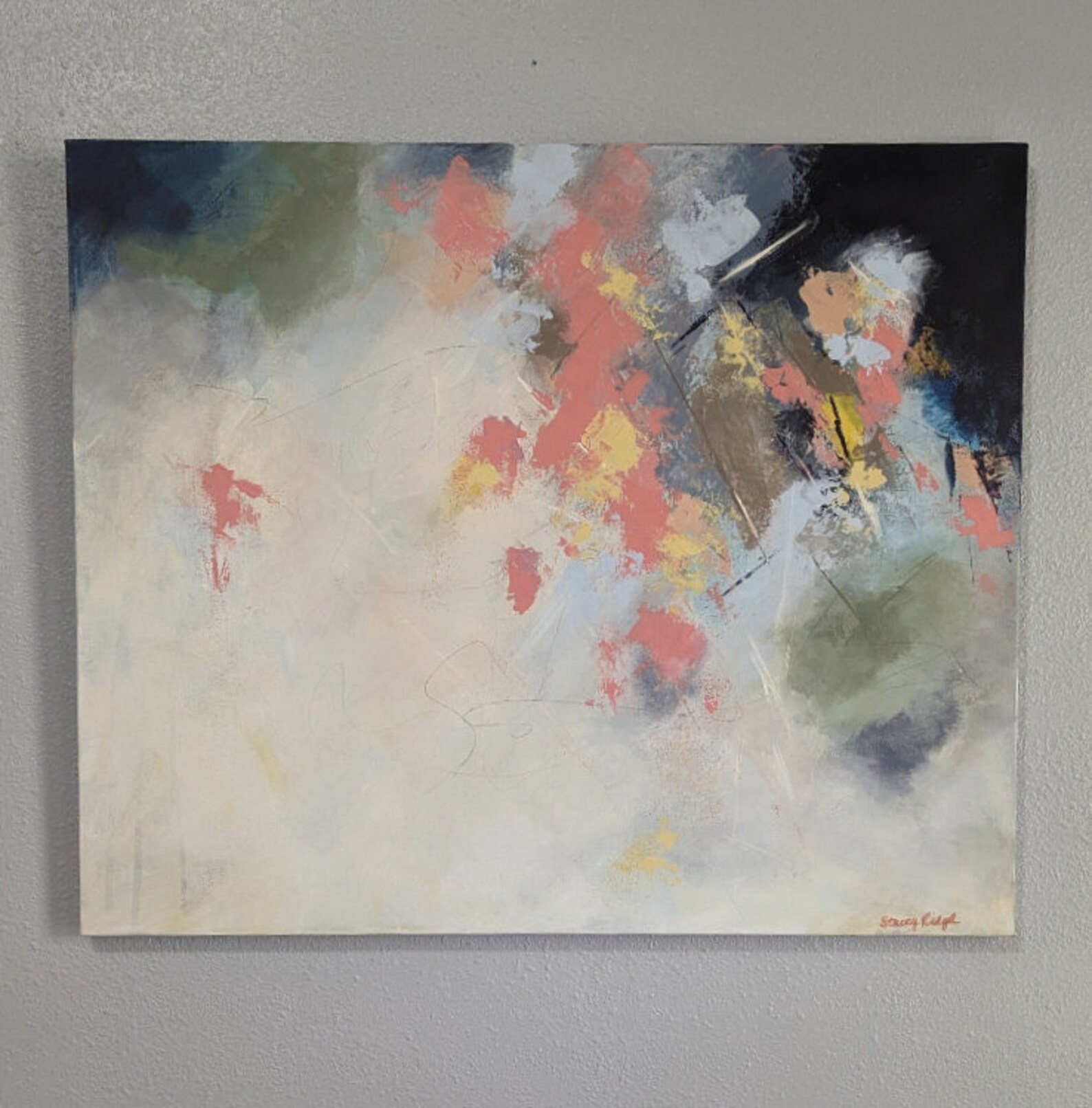 Bloom- Original Abstract Painting - Handmade - Etsy