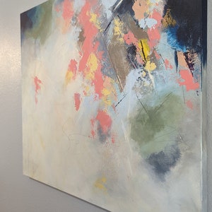 Bloom- Original Abstract Painting - Handmade - Etsy