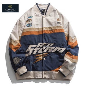 Retro Street Racing Jacket for Women - Etsy