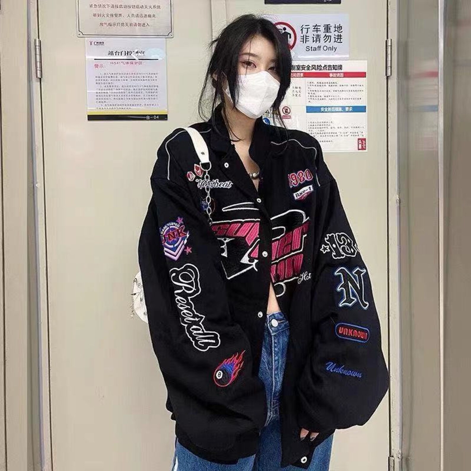 Racing Varsity Jacket for Women Vintage Racer Jacket for - Etsy