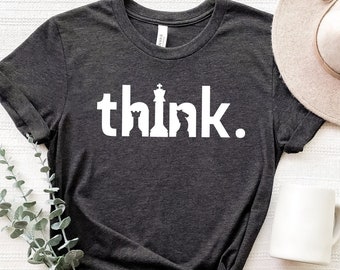 Think Chess Shirt - Etsy