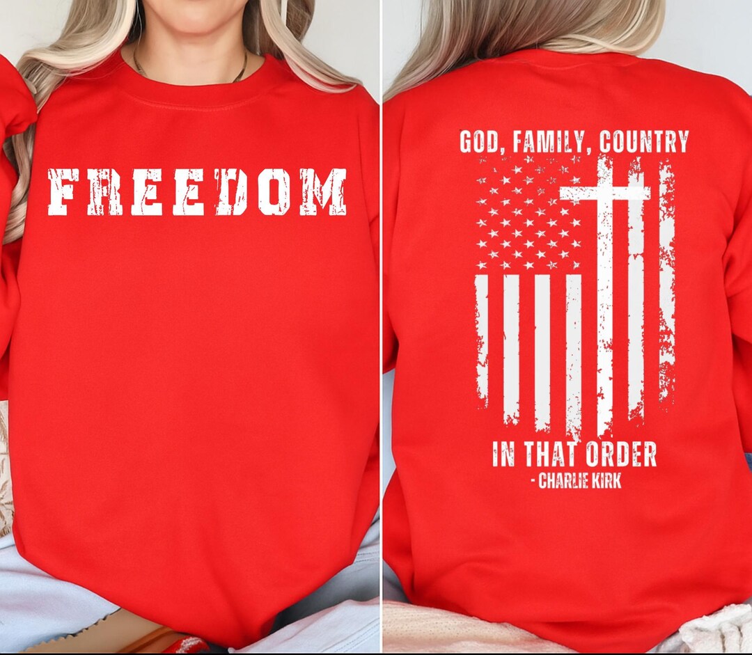 God Family Country in That Order Shirt,freedom Hoodie God Family ...