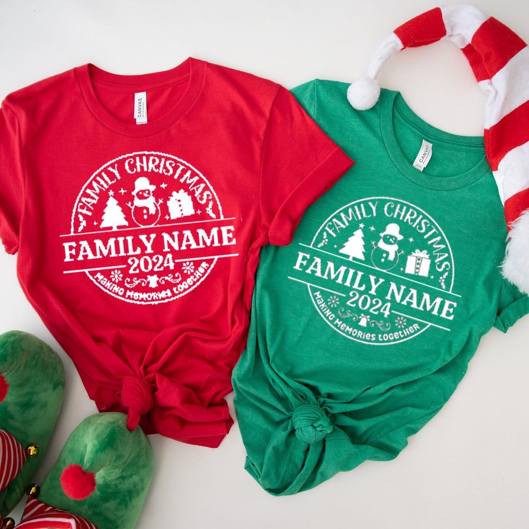 Custom Family Christmas 2024 Making Memories Together Shirts, Christmas ...