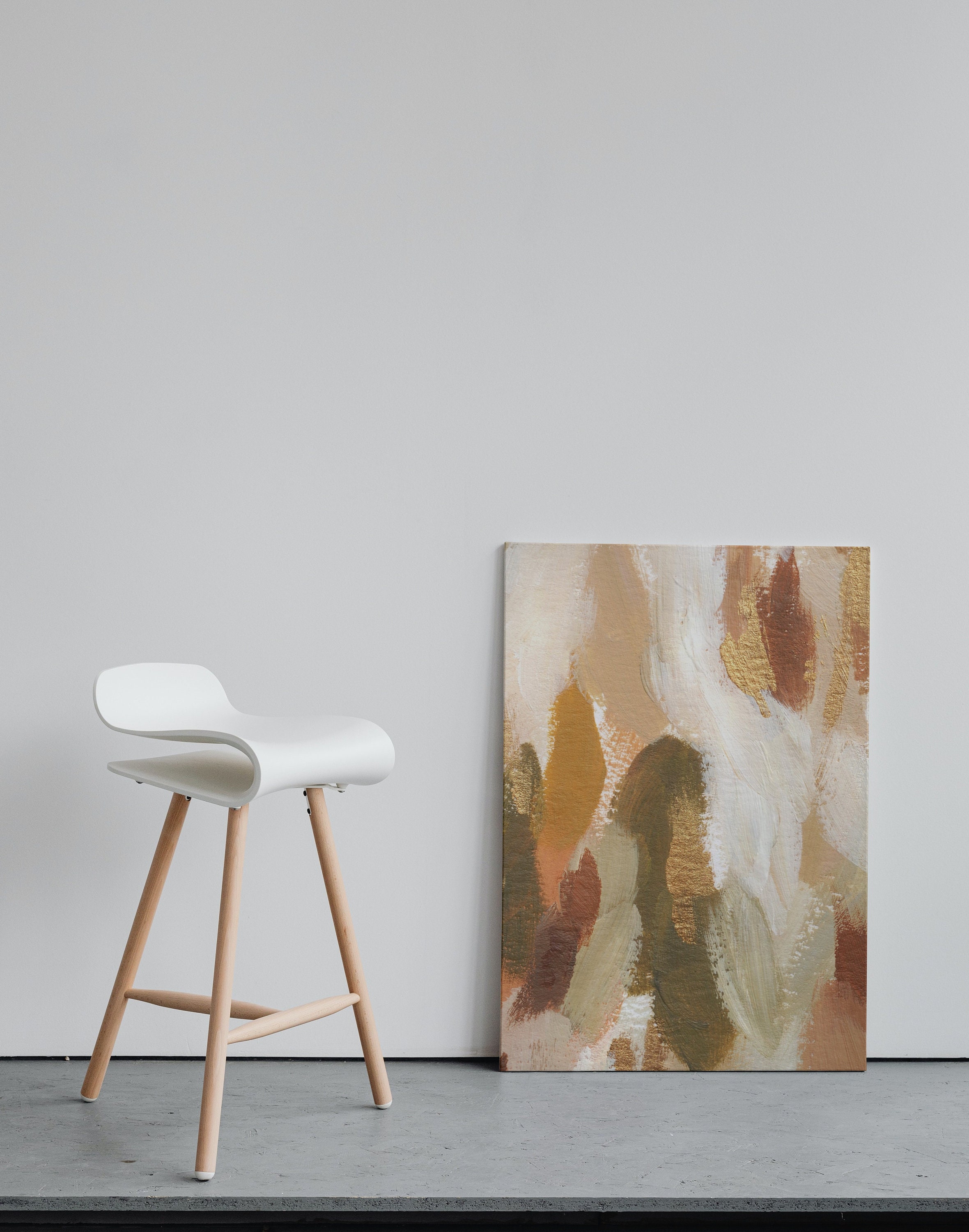 Abstract Art Print Set, Modern Neutral Abstract Gallery Wall Art Set of ...