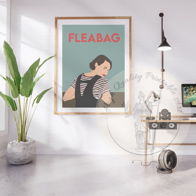 Fleabag Tv Show Poster, Abstract Art Print, Vintage Prints, Minimalist ...