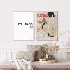Fleabag 'it'll Pass' Quote Poster: Typography Art (digital Printable ...