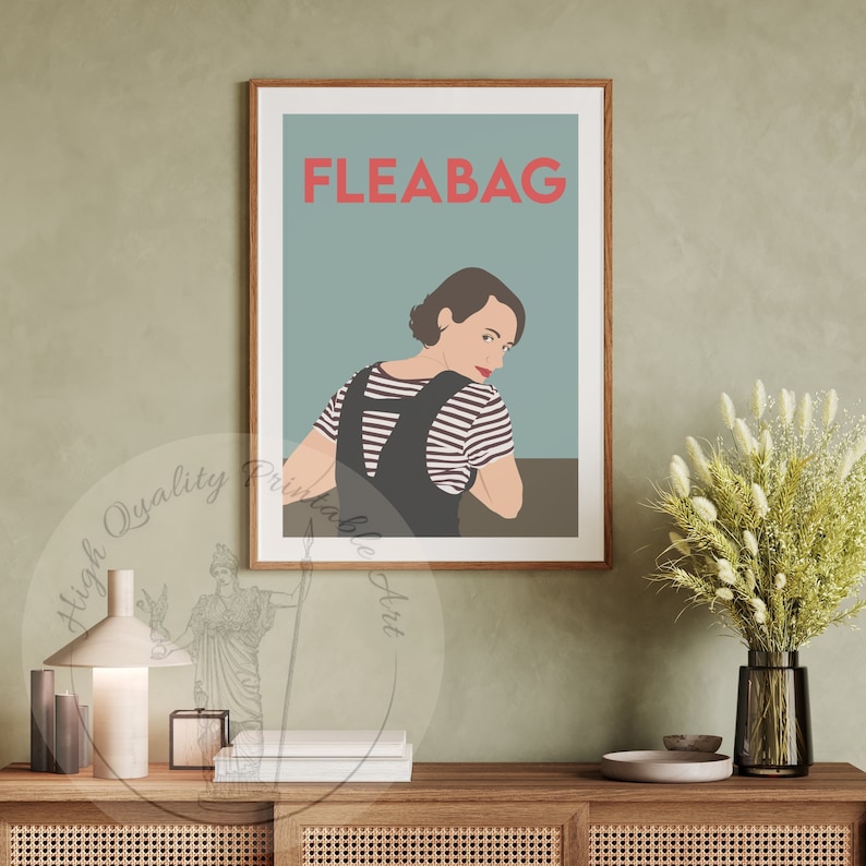 Fleabag Tv Show Poster, Abstract Art Print, Vintage Prints, Minimalist ...