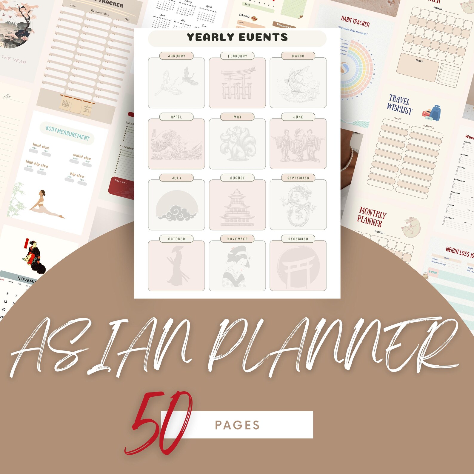 ADHD Planner,printable Planner, Japanese Style Daily Planner,to Do List ...