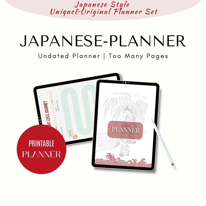 ADHD Planner,printable Planner, Japanese Style Daily Planner,to Do List ...