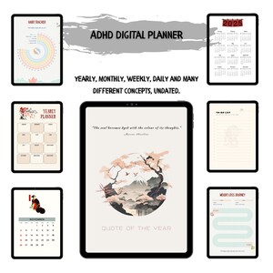 ADHD Planner,printable Planner, Japanese Style Daily Planner,to Do List ...