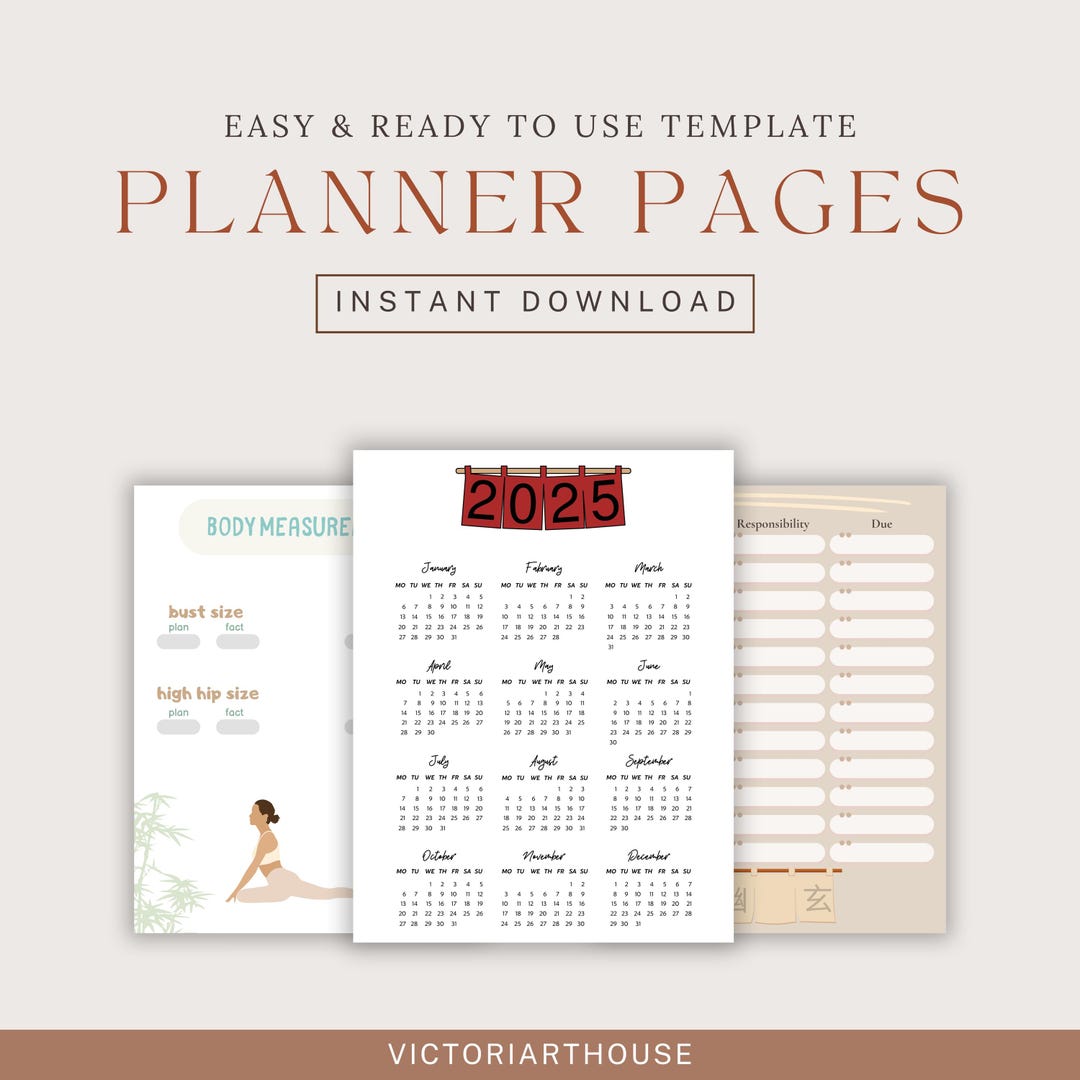 ADHD Planner,printable Planner, Japanese Style Daily Planner,to Do List ...