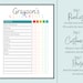 Weekly Assignment Checklist Printable Canva Template - Etsy