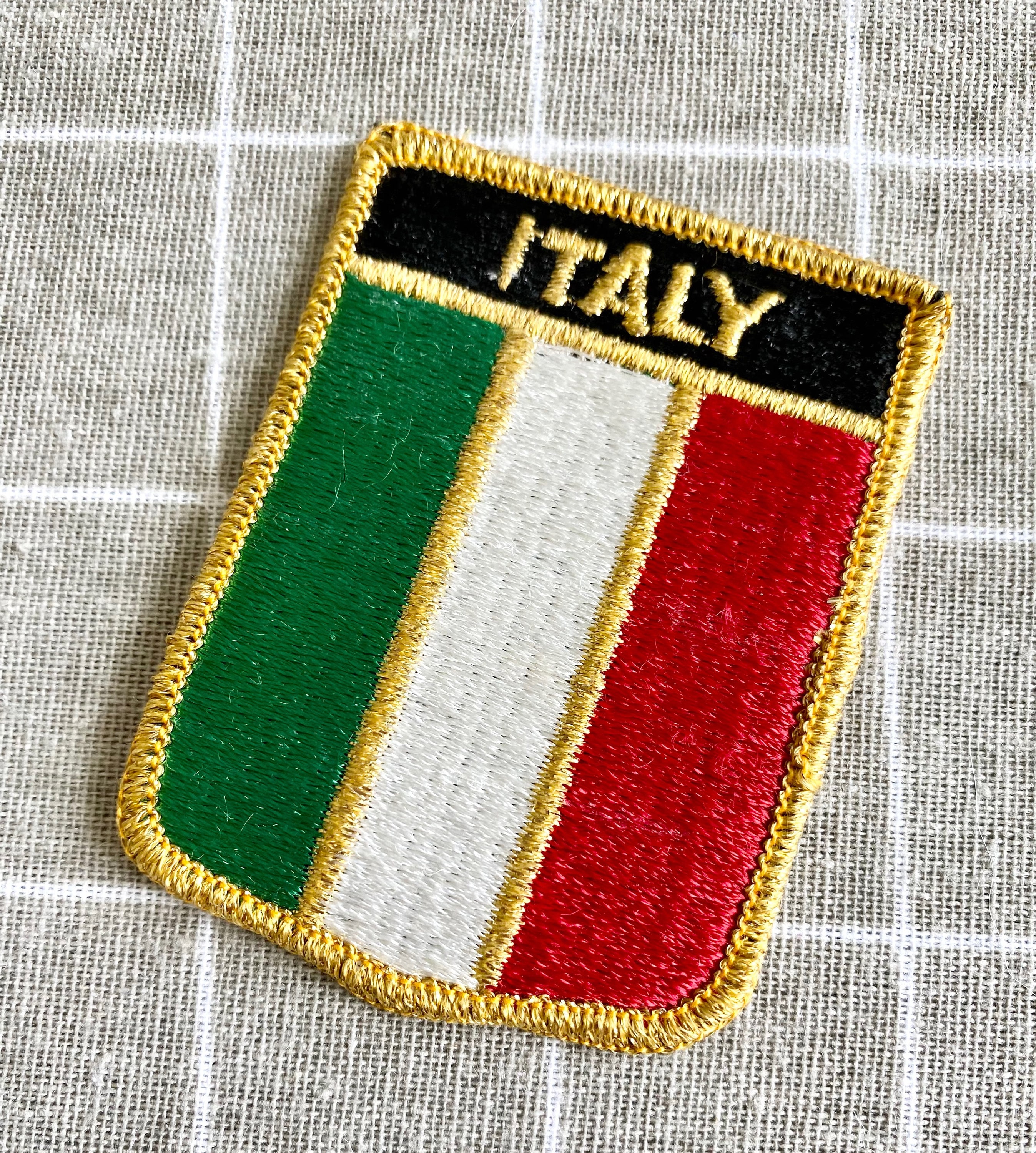 Vintage Nation/country Flags Collection, Crest Style Embroidered Iron ...