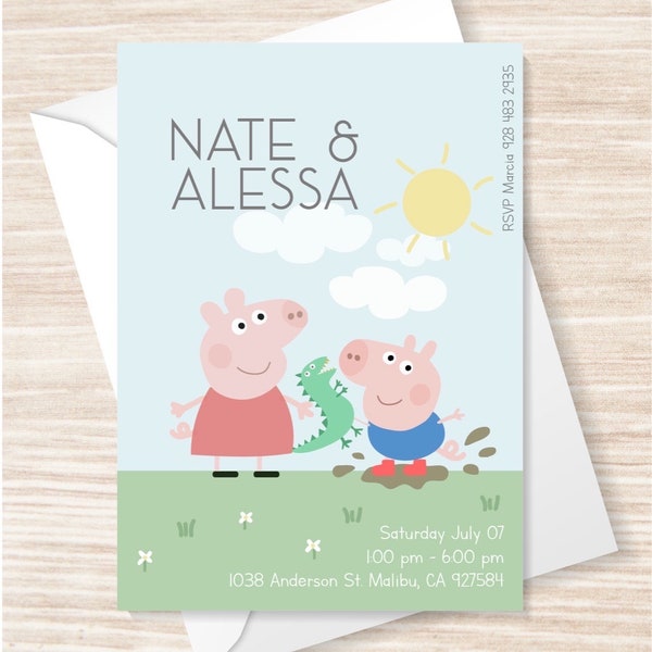 Modern Peppa Pig - Etsy
