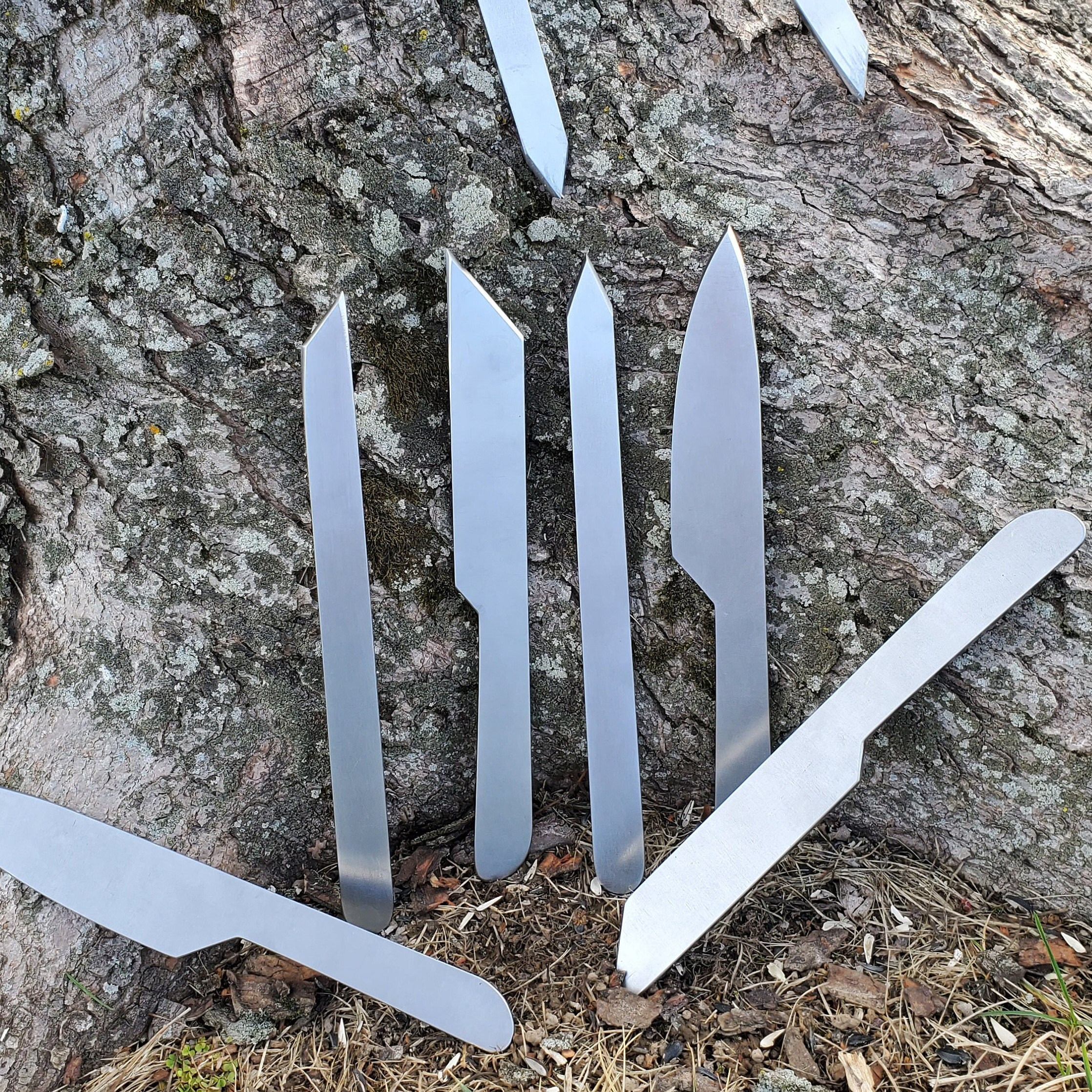 Standard Throwing Spike Tanto/seax Set of 3 - Etsy