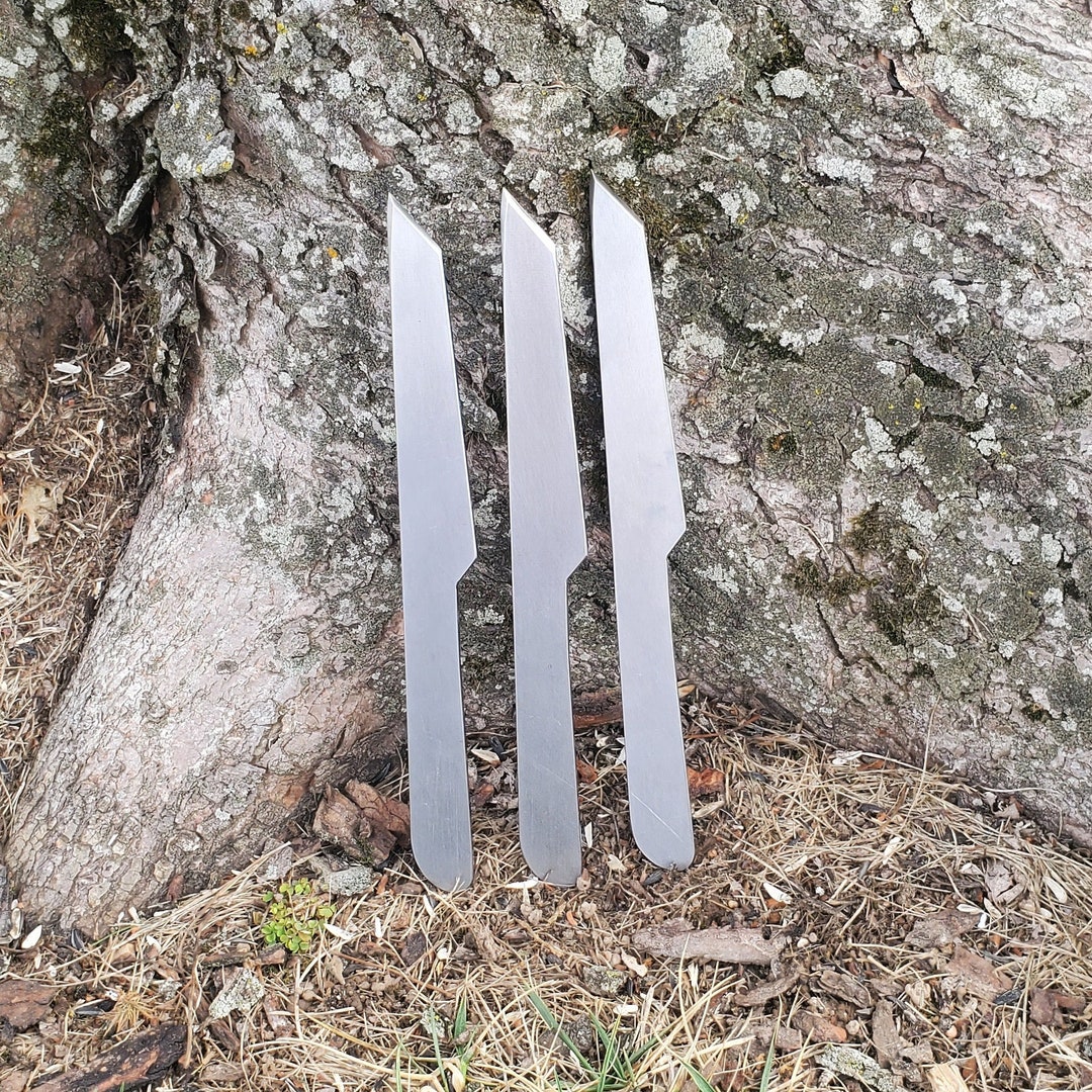 Standard Throwing Knife - Tanto - Set of 3 - Etsy