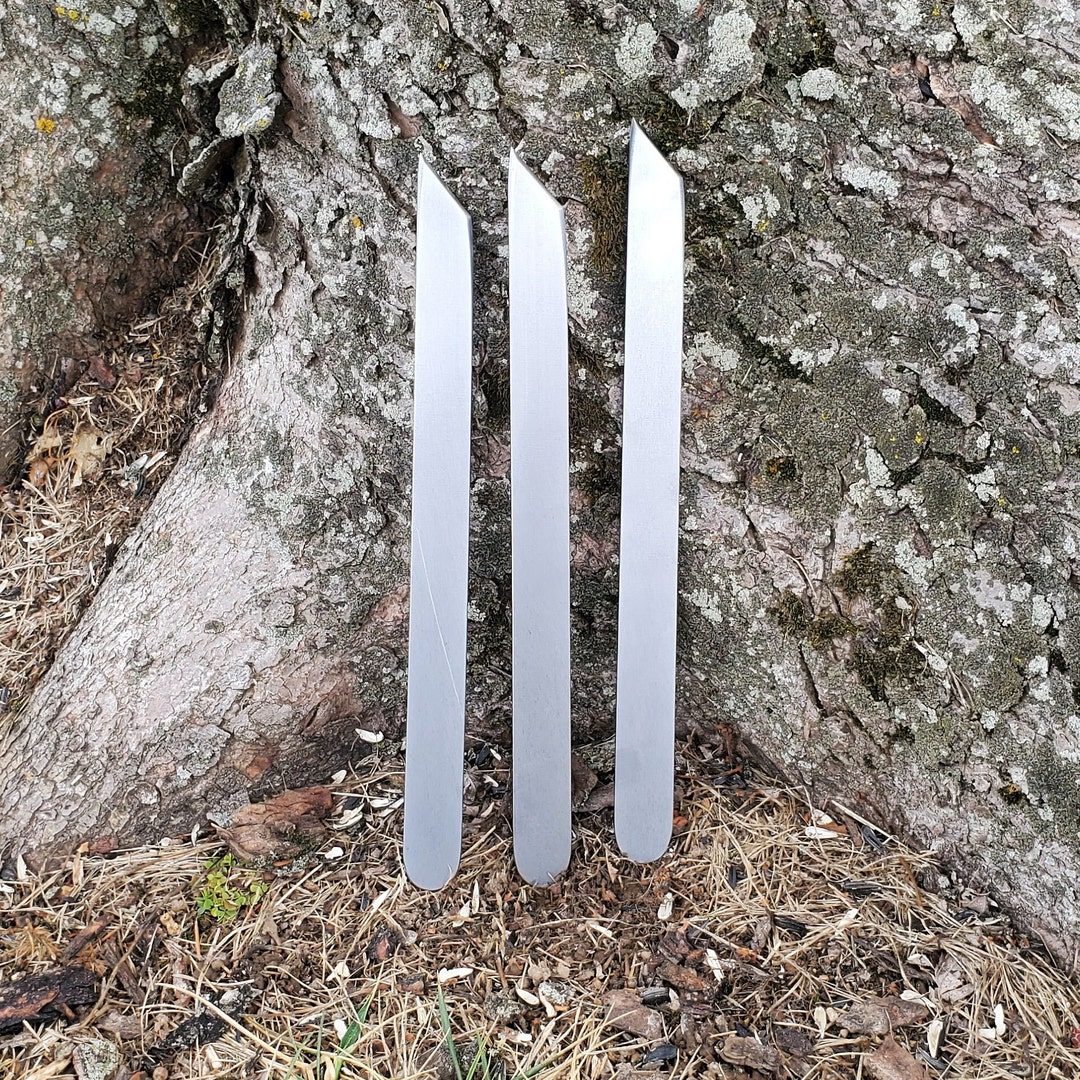 Standard Throwing Spike Tanto/seax Set of 3 - Etsy