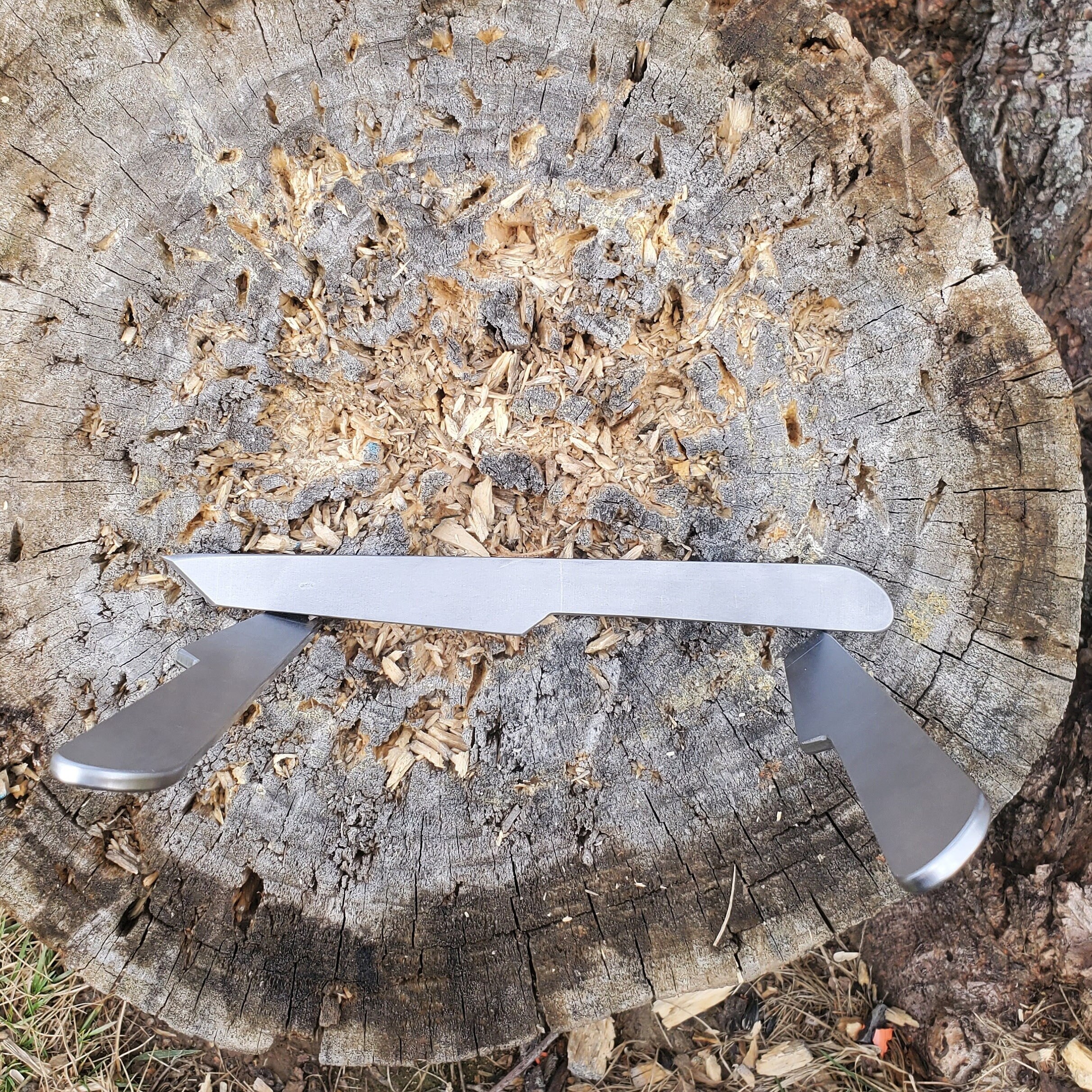 Standard Throwing Knife Tanto Set of 3 - Etsy