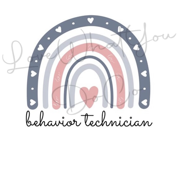 Registered Behavior Technician Png - Etsy