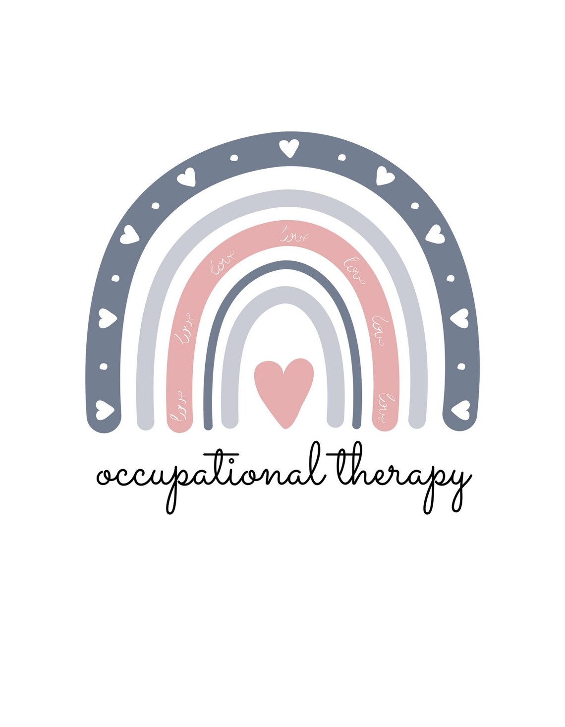 Occupational Therapy Png Occupational Therapy Rainbow Png Ot | Etsy