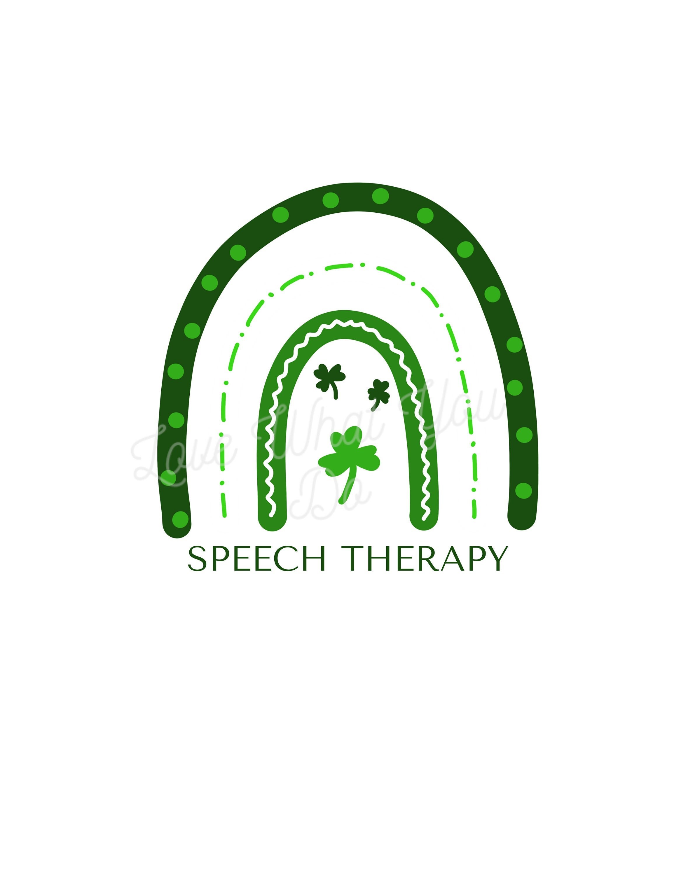Speech Therapy PNG, Speech Therapy Rainbow Png, Speech and Language Png ...