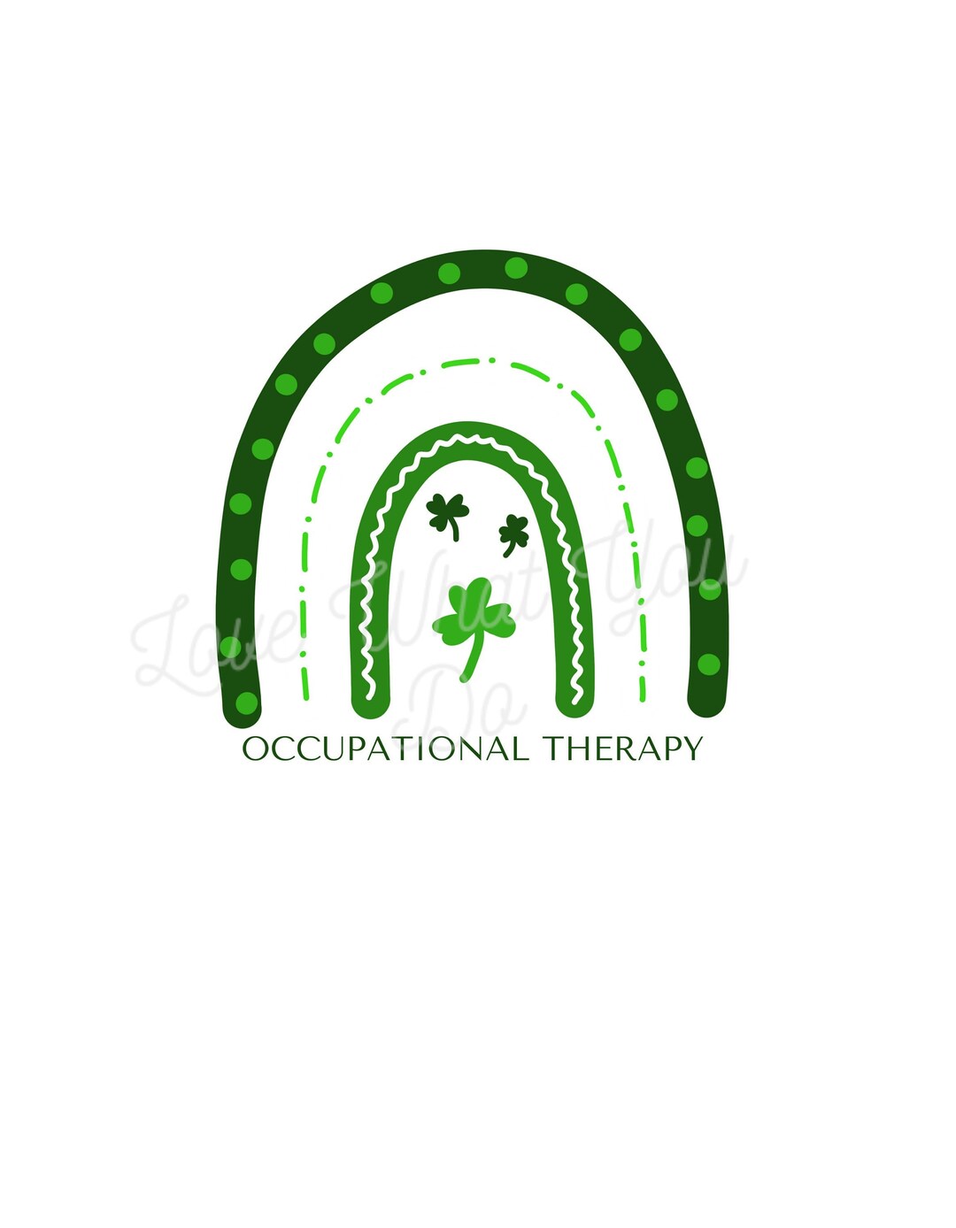 Occupational Therapy Png, St. Patricks Day Occupational Therapy Rainbow ...