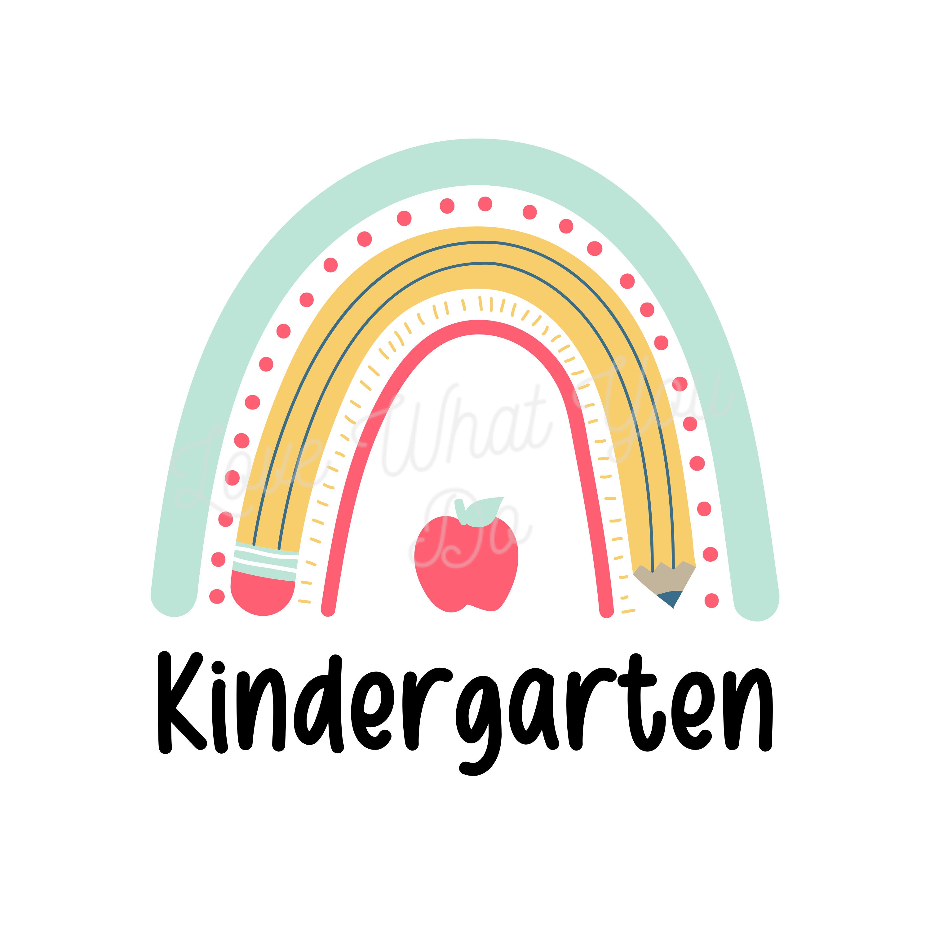 Teacher Png, Kindergarten Teacher Png, Teacher Gift Png, Rainbow Png ...