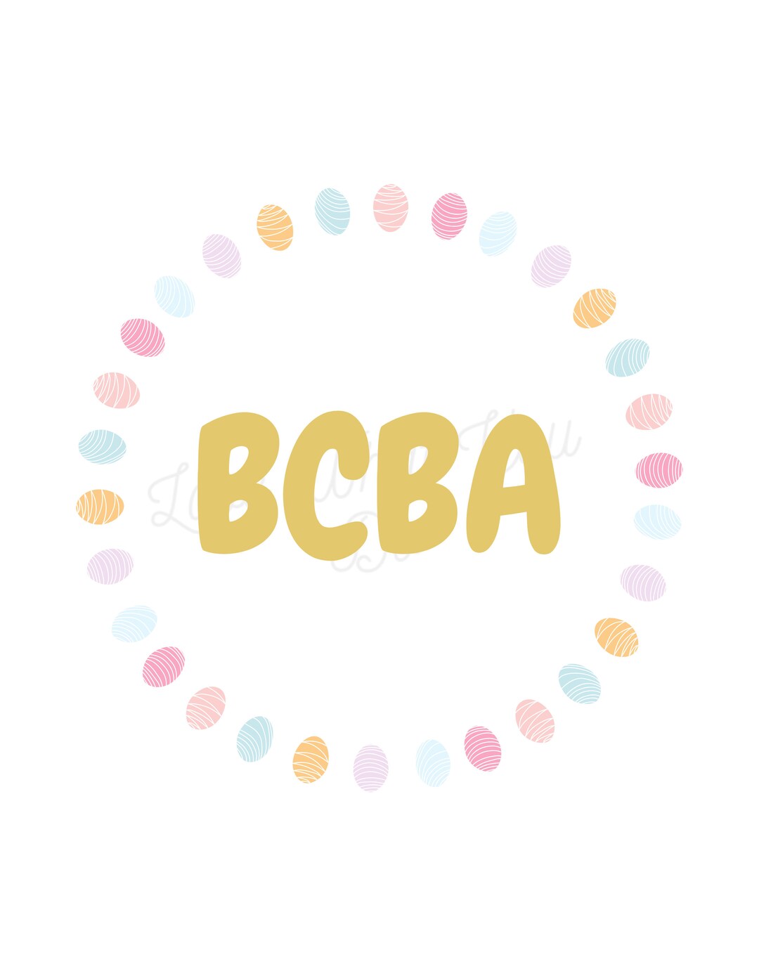 BCBA Easter Png, Easter Bcba Png, Behavioral Analyst Png, Certified ...