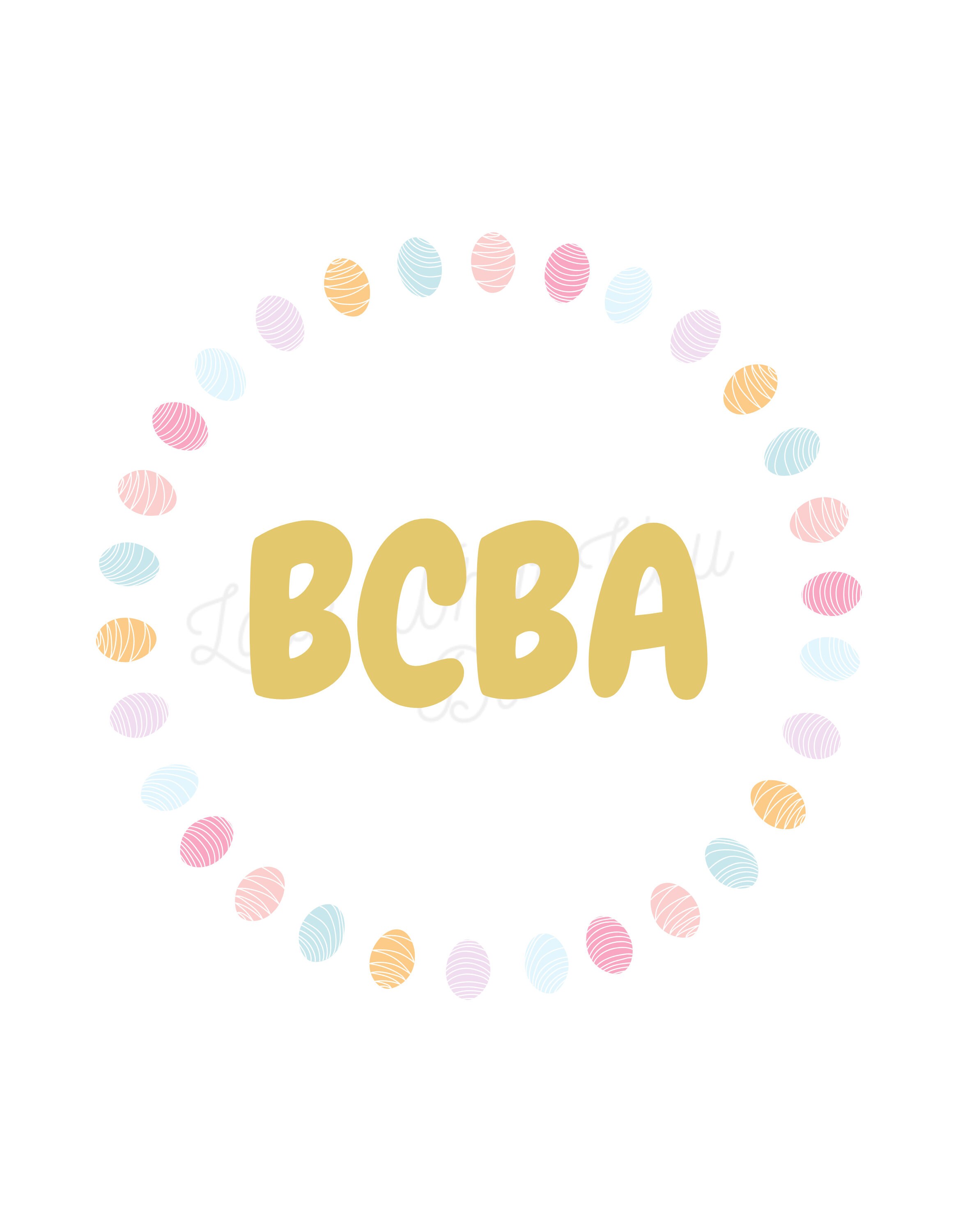 BCBA Easter Png, Easter Bcba Png, Behavioral Analyst Png, Certified ...