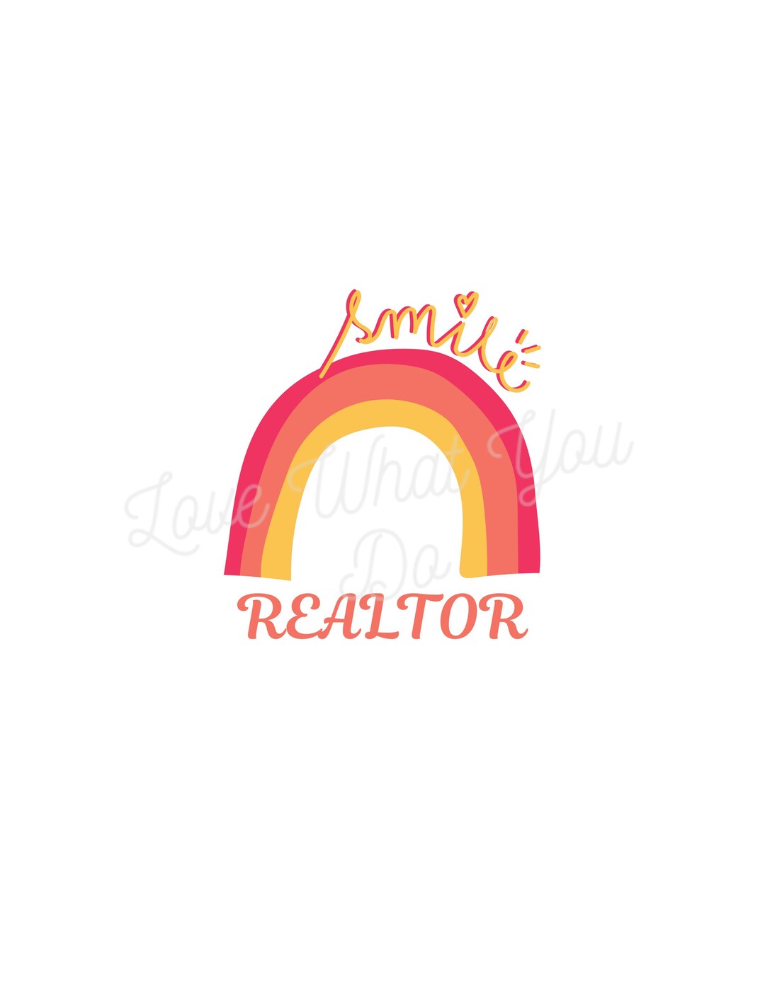 Realtor PNG, Realtor Png for Stickers, Realtor Rainbow Png, Png for ...
