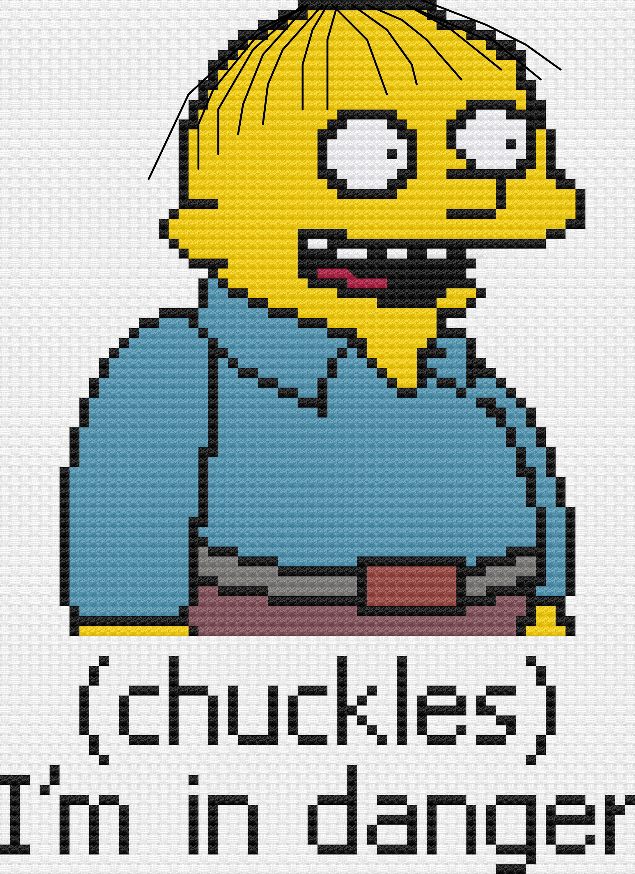 PDF Pattern: Simpsons Ralph Cross Stitch - Etsy