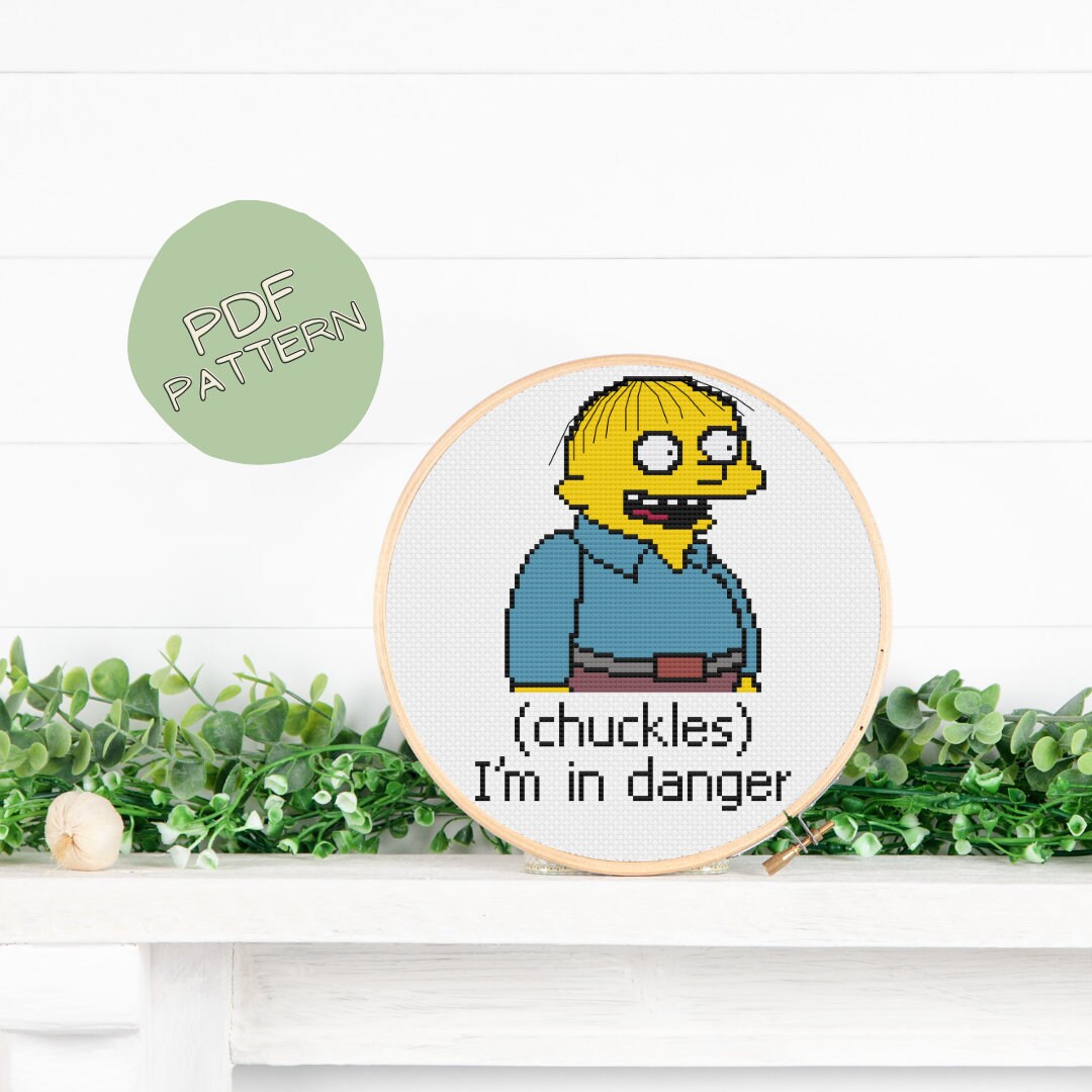 PDF Pattern: Simpsons Ralph Cross Stitch - Etsy