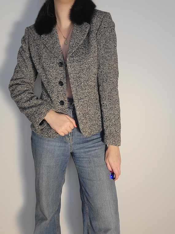 rochelle vintage boucle jacket - Gem