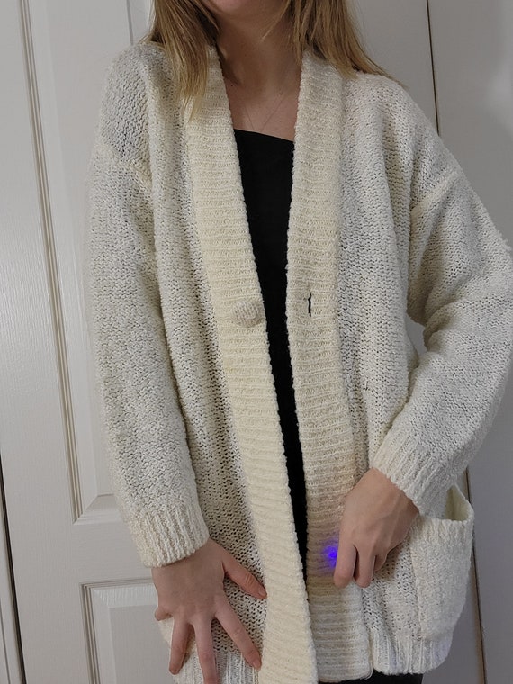 Vintage cream knit cardigan - Gem