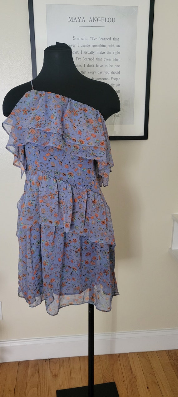 vintage ruffle mini dress - Gem