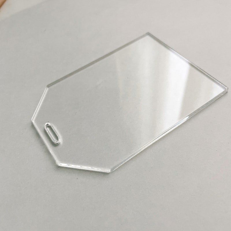Clear Luggage Tag Cover - Etsy