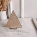 Blank Triangle Acrylic or Wood Signs With Stands, DIY Wedding Decor ...