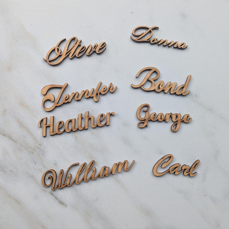 Wood Name Small Cutout - Etsy