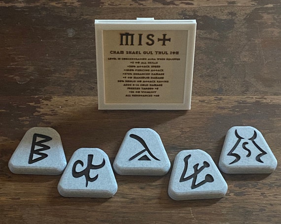 Diablo 2 Runeword Magnets Mist | Etsy