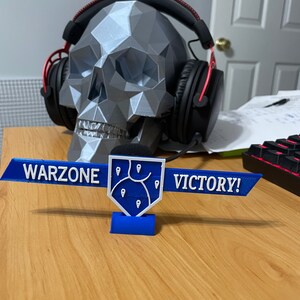 Letrero de escritorio pequeño Warzone Victory - Etsy México